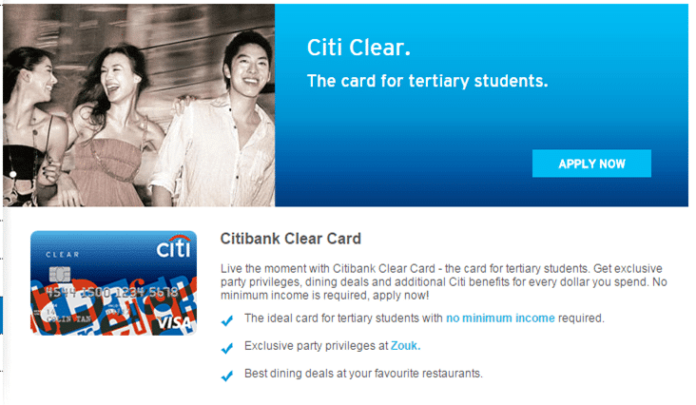 Credit cards for students - The MileLion
