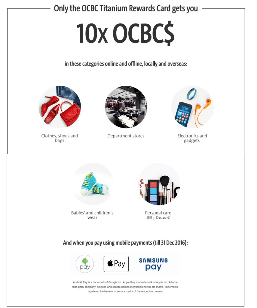 OCBC reboots Titanium card, gives you 4 miles per $1 on shopping - The ...