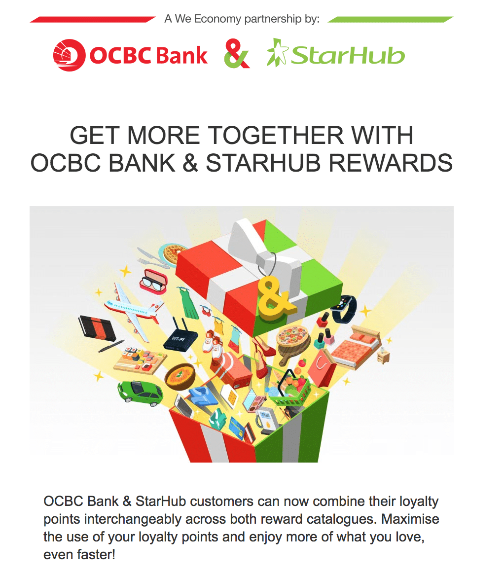 OCBC cardholders: Earn additional miles from StarHub bill payments ...