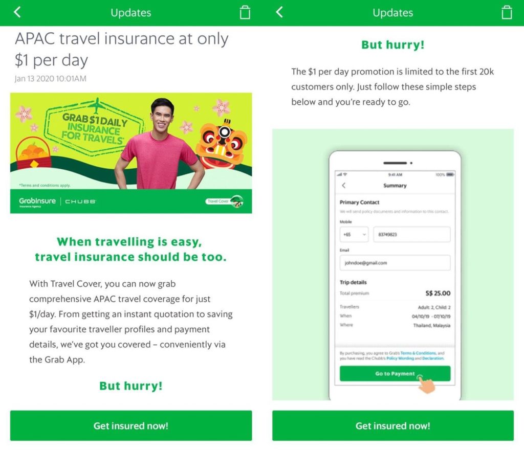 Grab launches travel insurance coverage - The MileLion