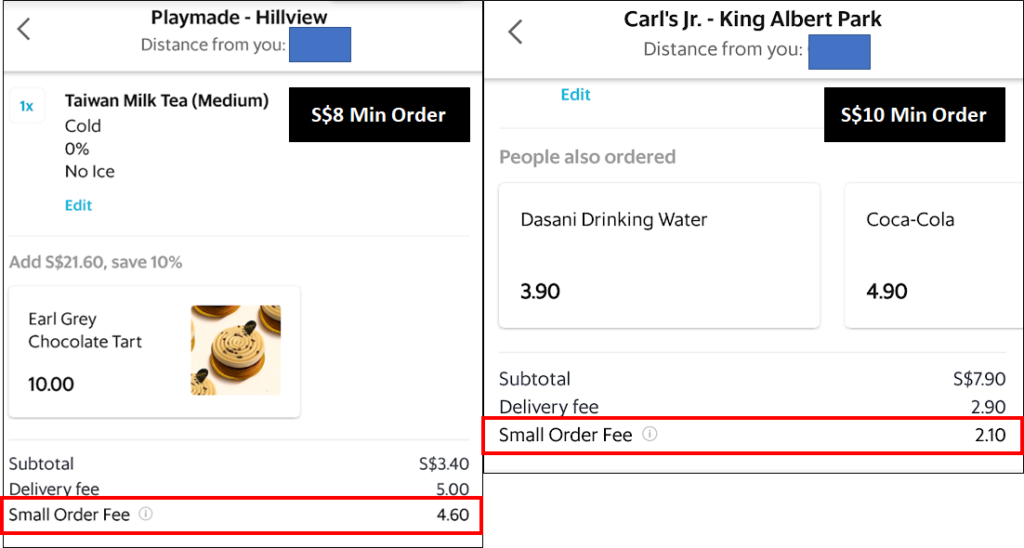 PSA: GrabFood adds S$8-10 minimum order requirement, platform fee - The ...