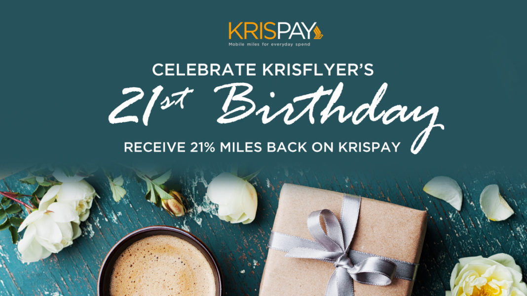 KrisPay offering 21% milesback on all transactions - The MileLion
