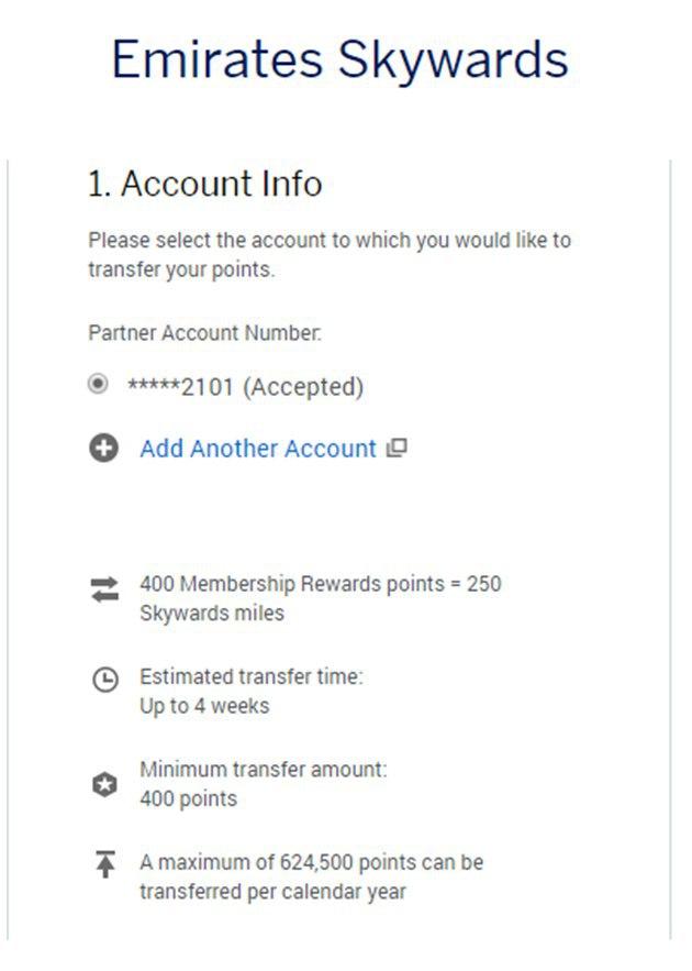 Emirates Skywards returns to American Express transfer partners - The ...
