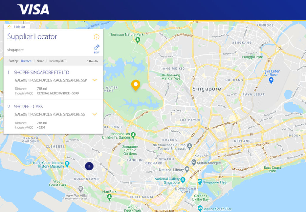 Visa Supplier Locator: Find the MCC of any merchant in Singapore - The ...