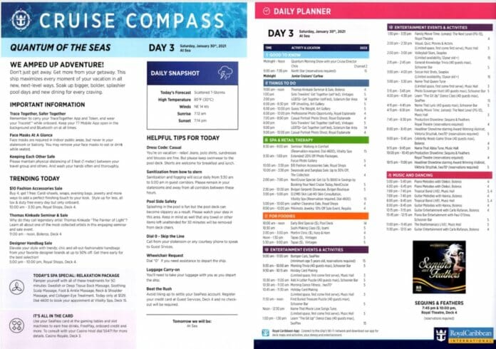 Quantum of the Seas: Activities & Entertainment - The MileLion