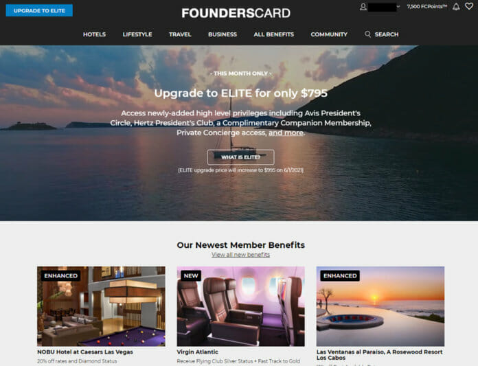 AMEX cardholders: Enjoy a free 6 or 12 month FoundersCard membership ...