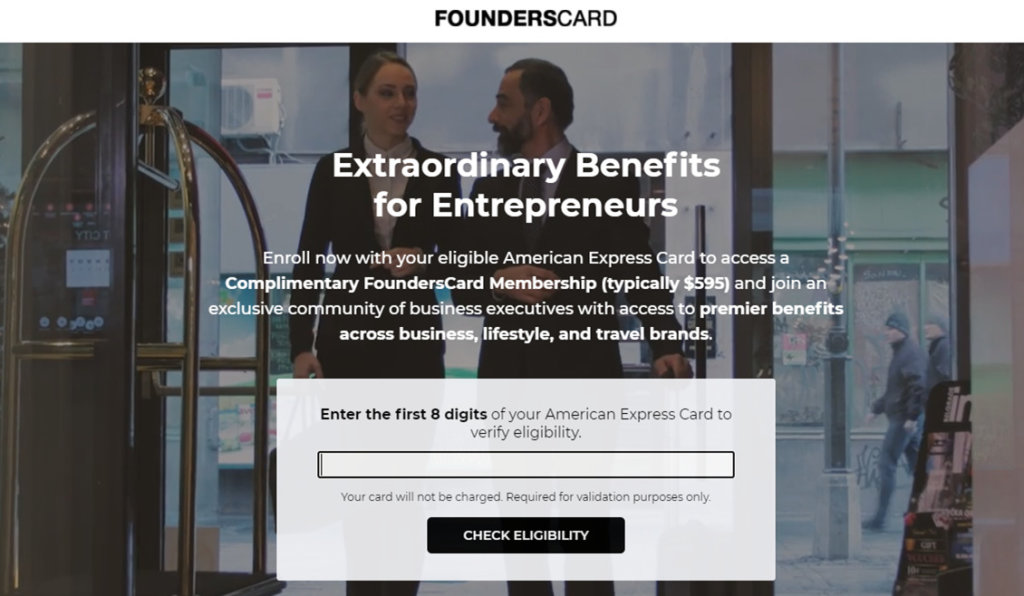 AMEX cardholders: Enjoy a free 6 or 12 month FoundersCard membership ...