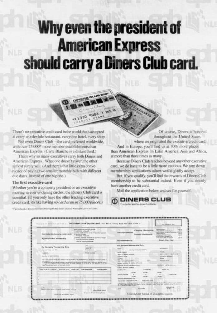 The fall of Diners Club: Once Singapore's most prestigious credit card ...