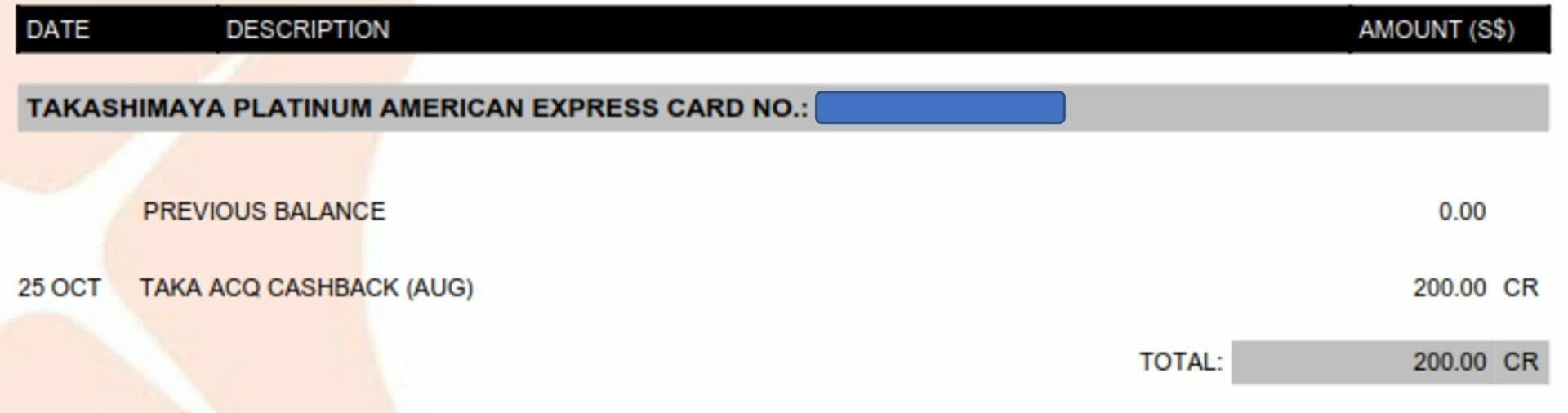 Extended: DBS Takashimaya AMEX $150 cashback for new and existing ...