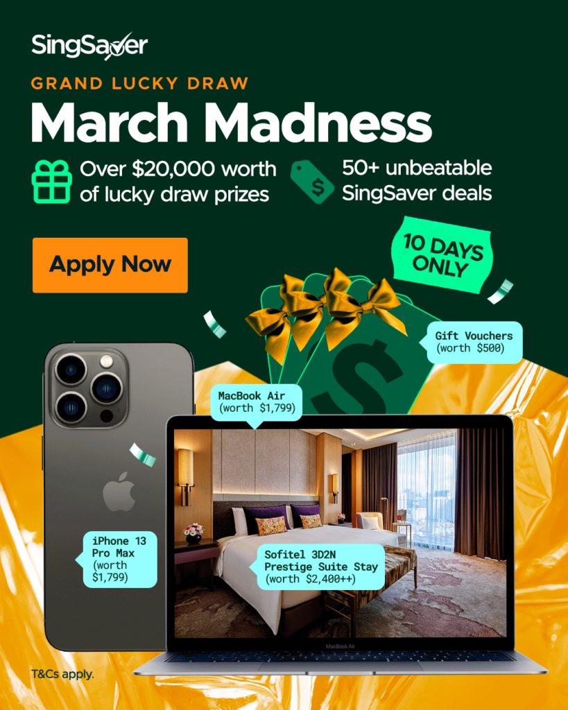 SingSaver March Madness: Win your share of a S$20,000 prize pool when applying for cards ...