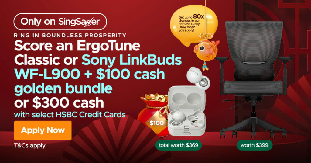 HSBC Fortune Draw: Get S$300 cash with new HSBC credit card, plus S$18K ...