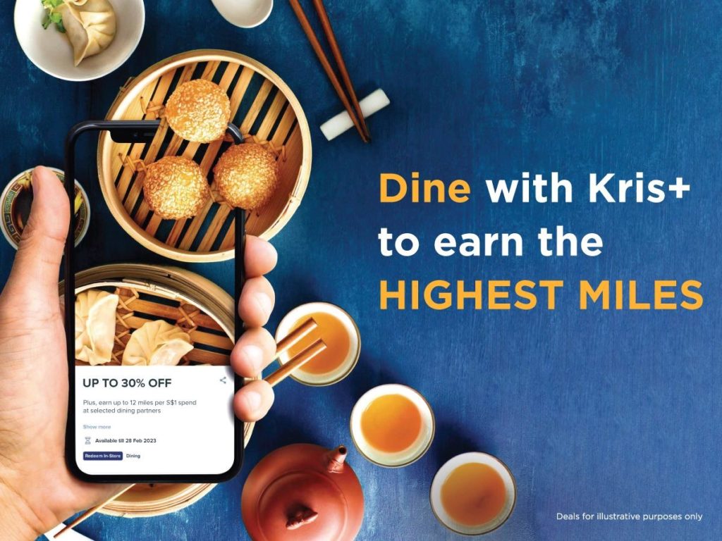 Kris+ Miles Rush: Earn up to 16 mpd on restaurant dining - The MileLion