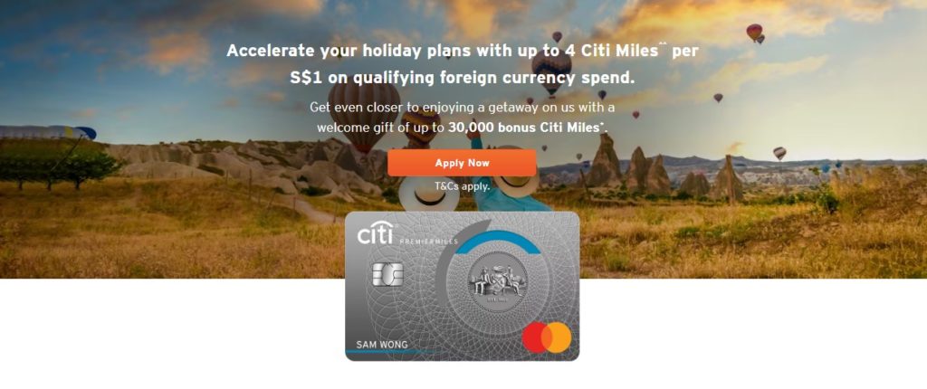 Citi PremierMiles Card offering 4 mpd on overseas spending - The MileLion