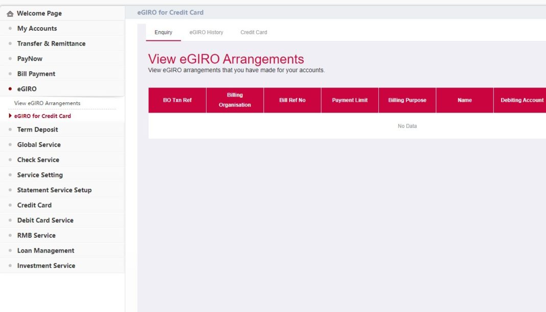 eGIRO for credit cards: What's the hold up? - The MileLion