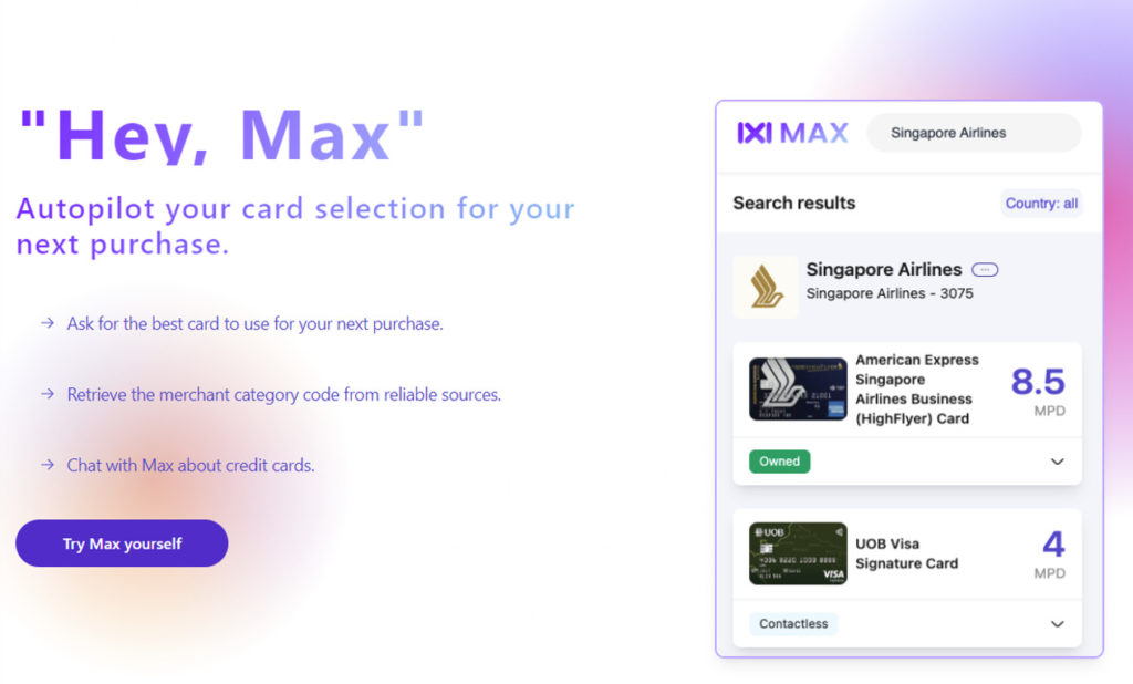 Max: Look up any merchant's MCC - The MileLion