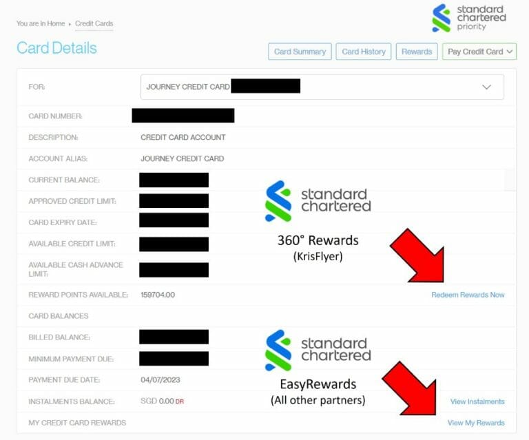 Standard Chartered's 360° Rewards & EasyRewards: A hot steaming mess ...