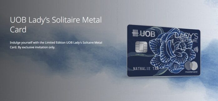 How do you qualify for a UOB Lady's Solitaire Metal Card? - The MileLion