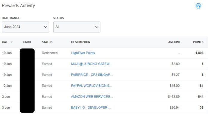 How to check credit card points breakdowns - The MileLion