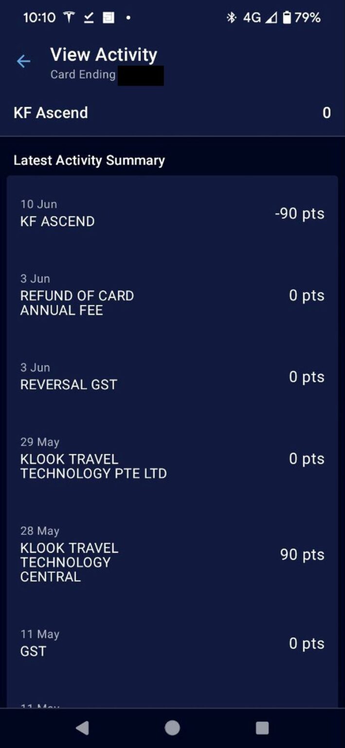 How to check credit card points breakdowns - The MileLion