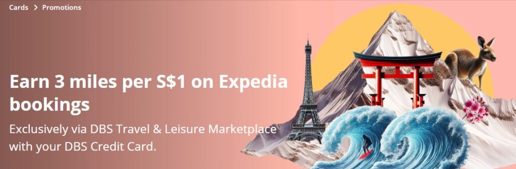 DBS cards offering up to 7 mpd on Expedia bookings - The MileLion