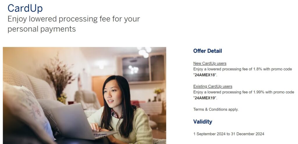 CardUp x AMEX promo: Buy miles from 1.36 cents, meet welcome offer ...