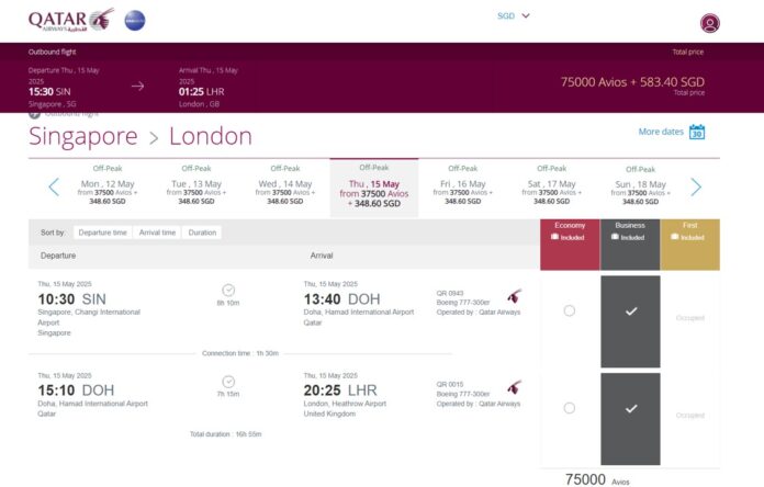 Qatar Airways hikes award redemption fees without notice - The MileLion