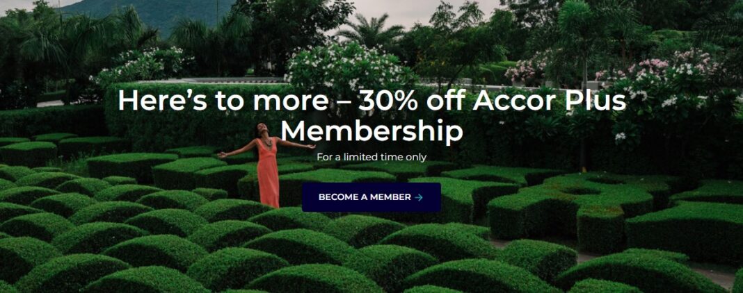 Accor Plus offering 30% discount on memberships - The MileLion