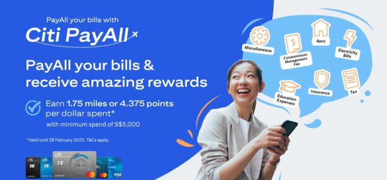 Citi PayAll launches 1.75 mpd promotion; buy miles at 1.49 cents - The MileLion