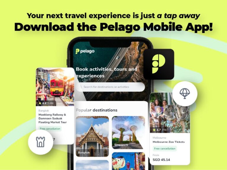 Pelago offering 10% off activities via new mobile app - The MileLion