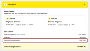 Scoot reinstates credit and debit card processing fees for Singapore ...