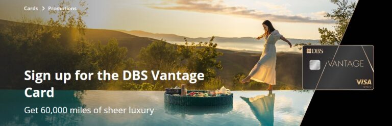 Extended: DBS Vantage Card 60,000 miles welcome offer - The MileLion