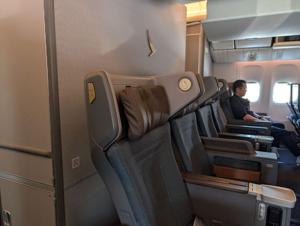 Review: Cathay Pacific B777-300ER New Premium Economy Class (SIN-HKG ...