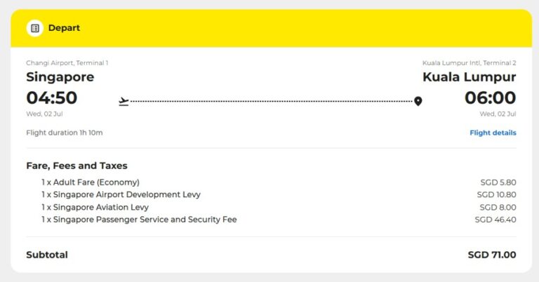 New Scoot award chart: Redeem flights from just 1,500 KrisFlyer miles ...