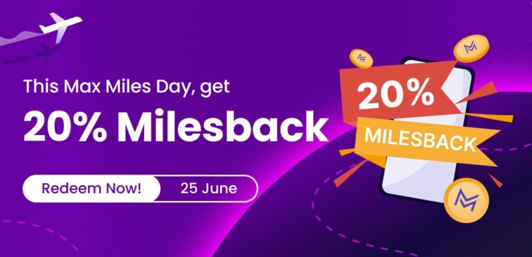 Max Miles Day: Transfer Max Miles to KrisFlyer miles at a 1:1 ratio ...