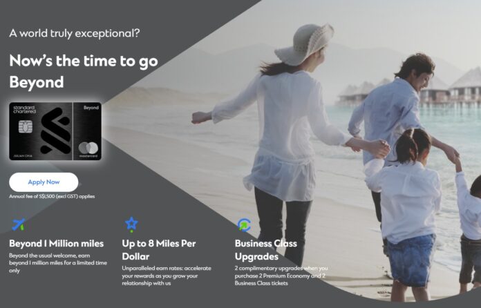 StanChart Beyond Card extends 100,000 miles welcome offer - The MileLion
