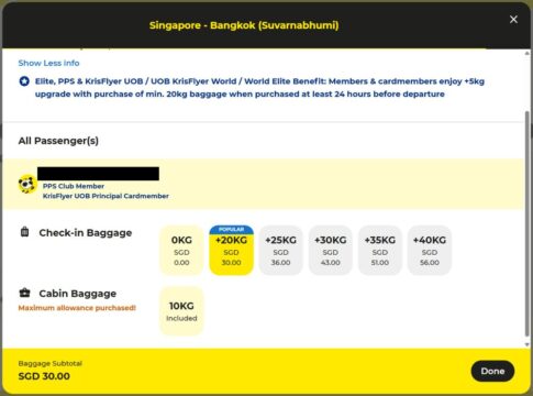 Guide: Scoot benefits for KrisFlyer UOB Credit and Debit Card - The ...