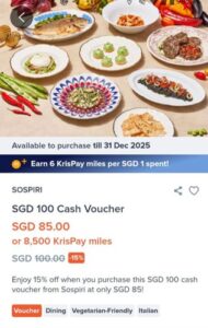 Kris+ Miles Rush: Earn up to 10 mpd at 26 dining and retail partners ...