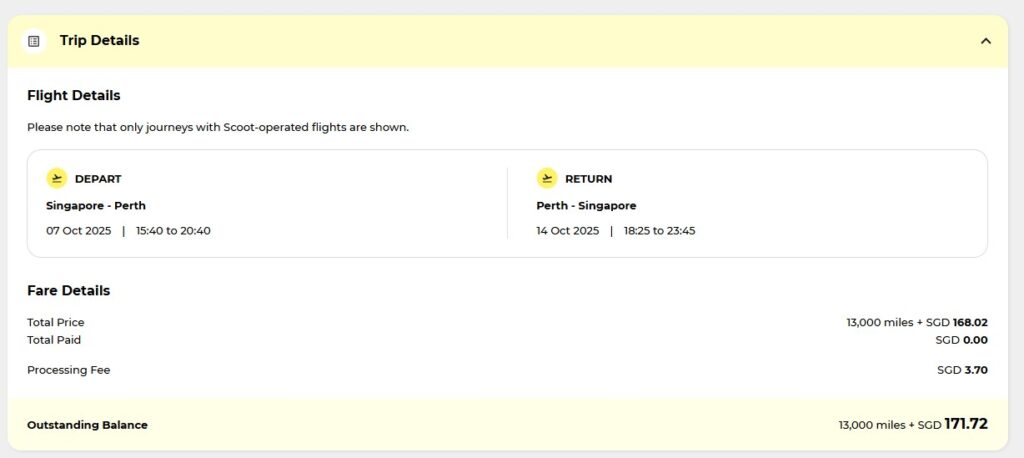 New Scoot award chart: Redeem flights from just 1,500 KrisFlyer miles ...