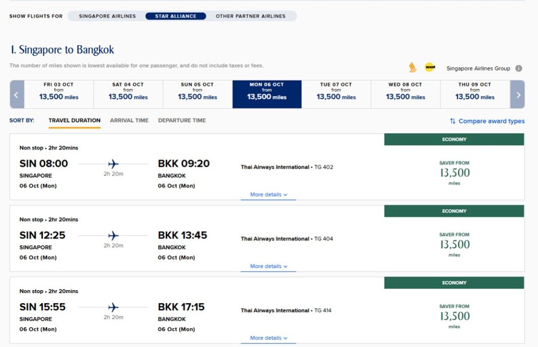 KrisFlyer devalues Star Alliance award chart, nerfs "free ride" perk ...