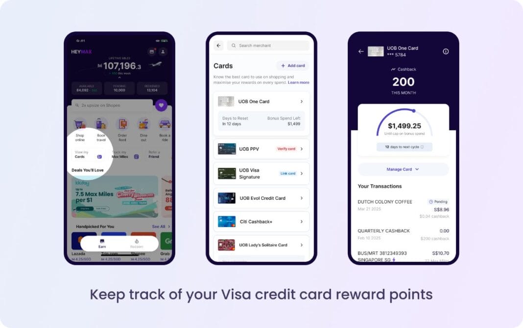HeyMax Card Maximiser: Auto-tracking of credit card points and bonus ...