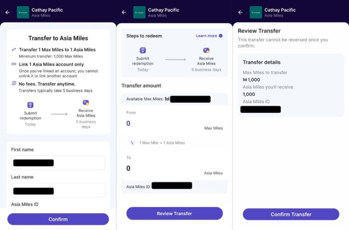 HeyMax adds direct points transfers to Cathay Pacific Asia Miles - The ...