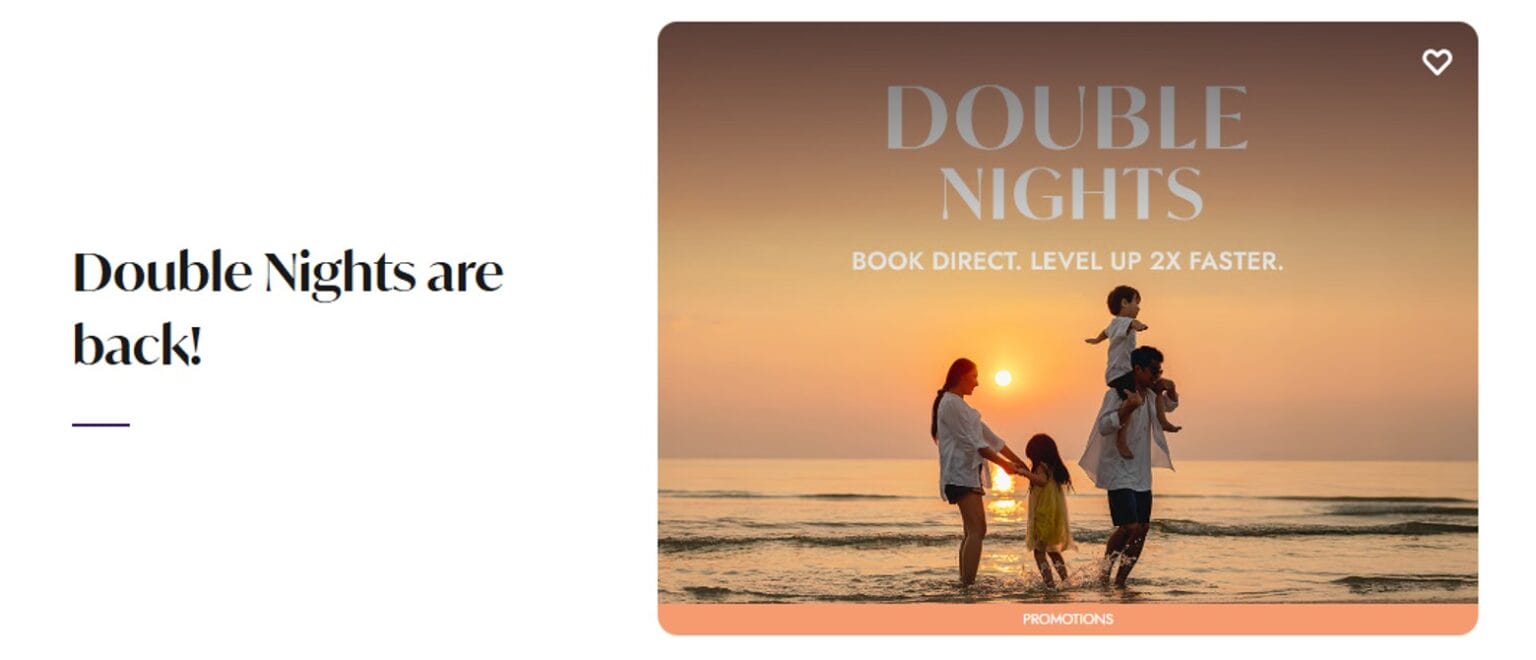 GHA DISCOVERY offering double elite night credits - The MileLion