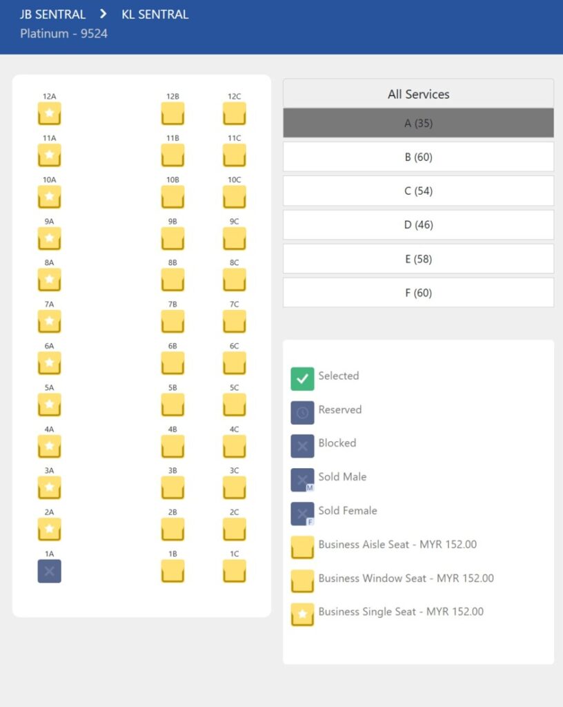 Review: Electric Train Service (ETS) from Johor to Kuala Lumpur - The ...