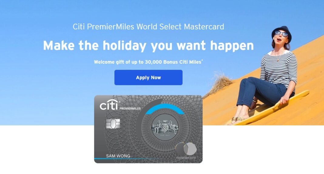 Extended: Citi PremierMiles Card 30,000 miles welcome bonus - The MileLion