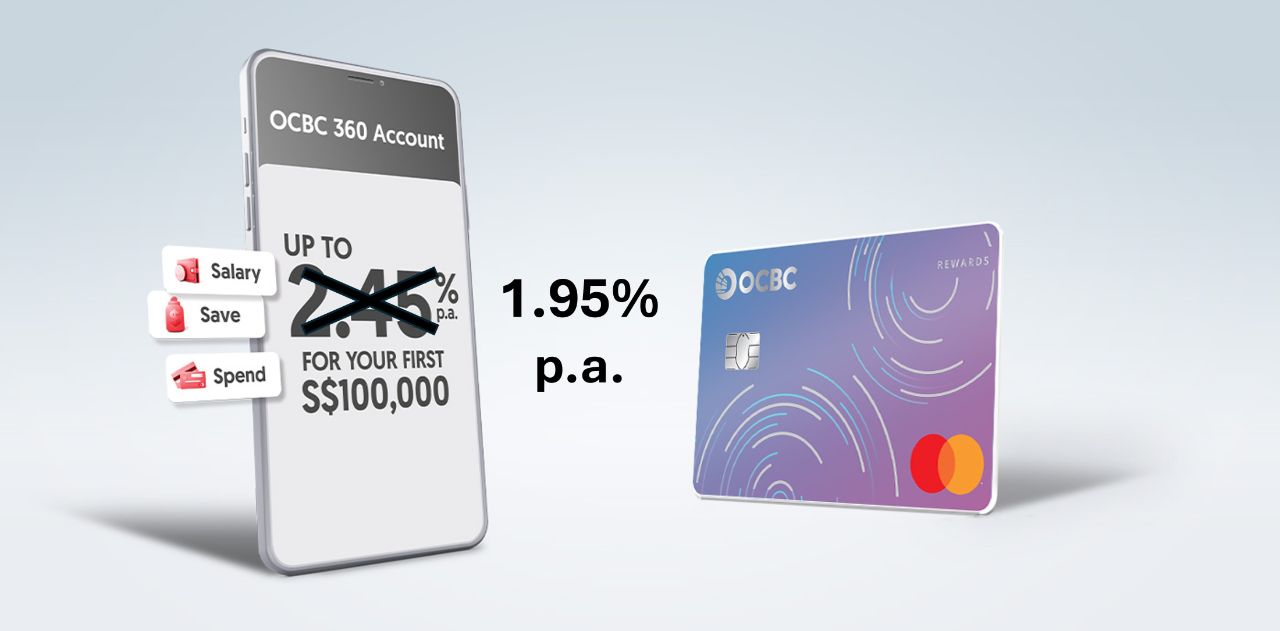 OCBC 360 Account cuts interest rates from May 2026 - The MileLion
